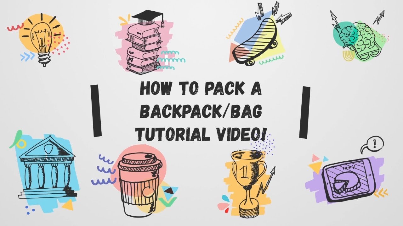 How to Pack Your Backpack Tutorial Video - YouTube