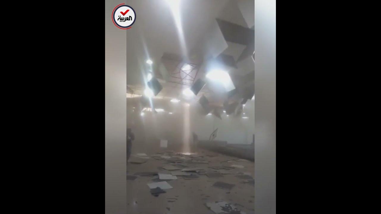مشاهد لآثار الدمار في مطار الخرطوم نتيجة الاشتباكات بين الجيش السوداني