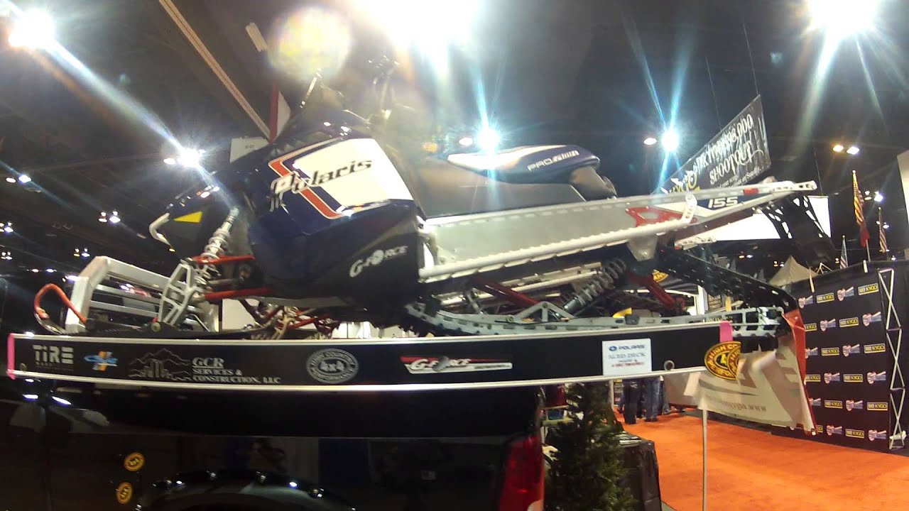 Awesome Snowmobile Sled Deck from Polaris - YouTube