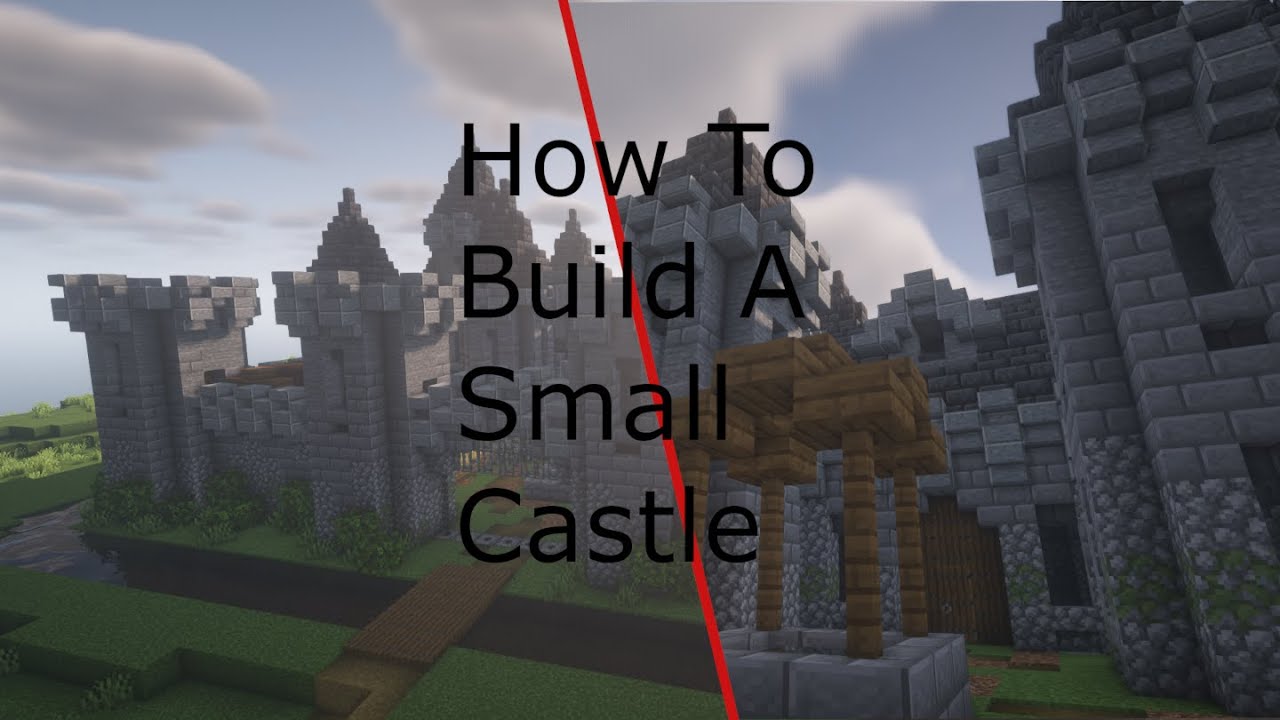 How To Build A Small Castle Base Inside Minecraft! | Block For Block ...