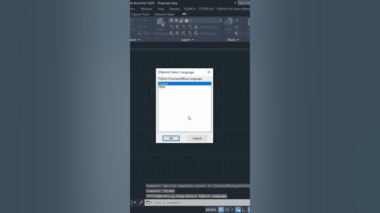 Autocad Tips Using Plugin YQArch - Cara Setting Drawing - YouTube