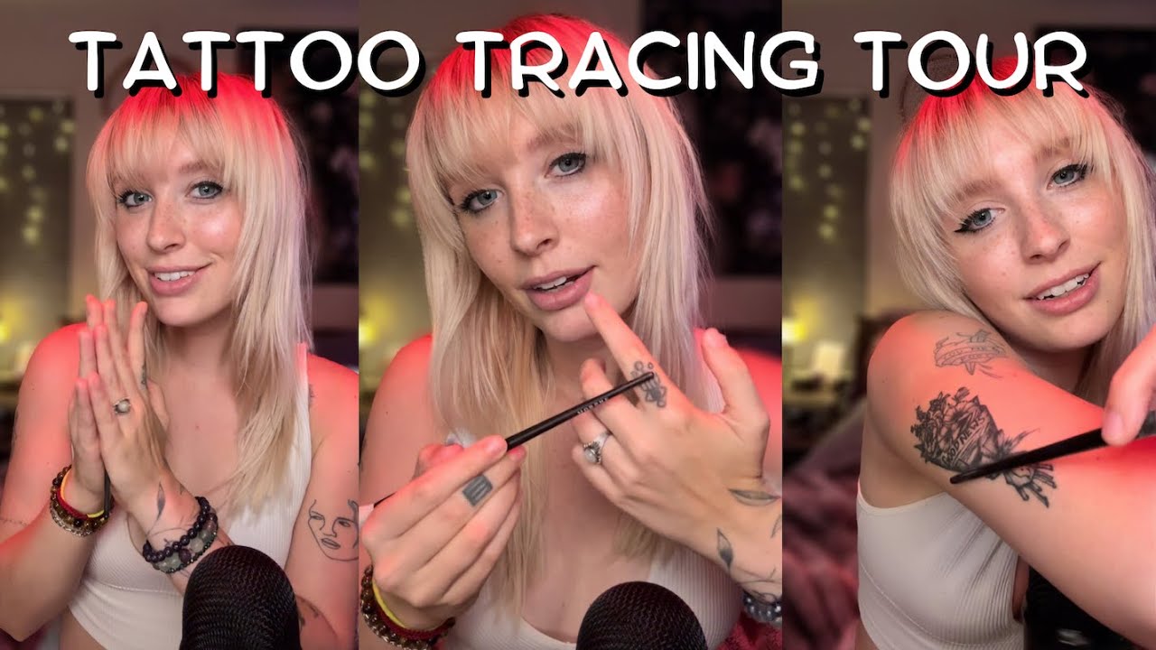 Asmr Tattoo Tracing Tour 馃挊 Youtube