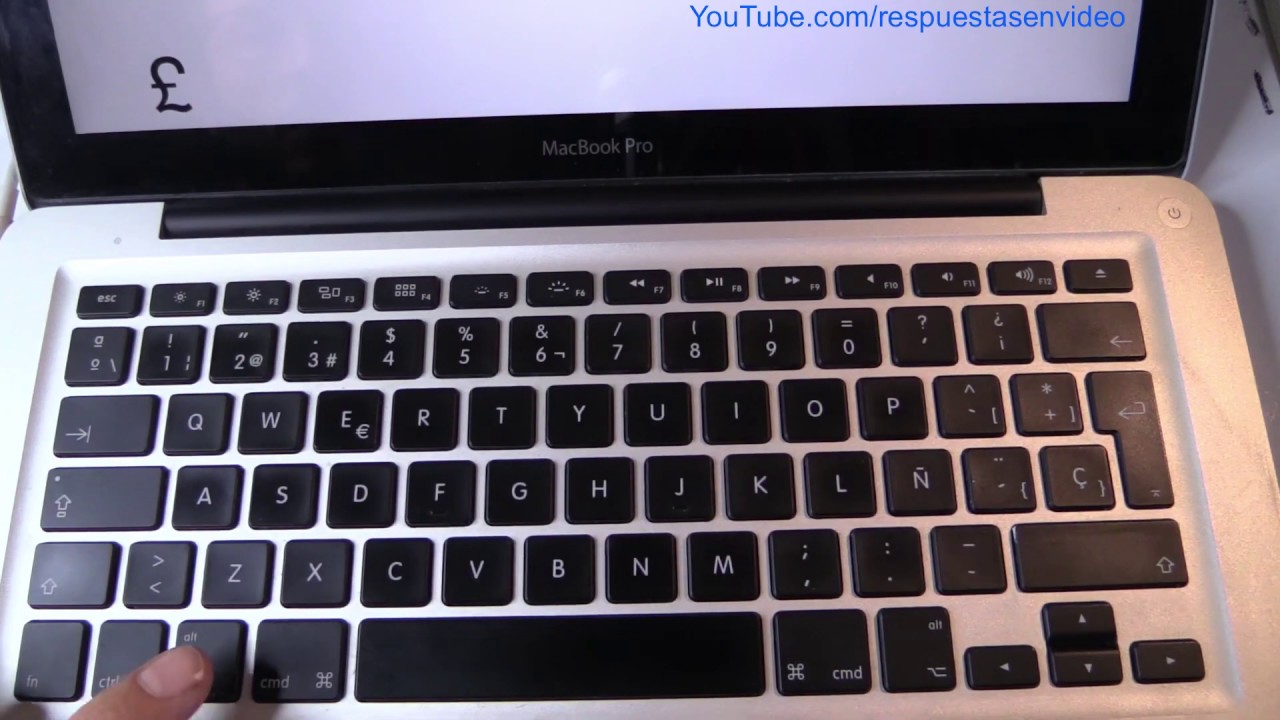 Cómo poner el SÍMBOLO de la LIBRA en Mac - ( Escribir £ en MacBook ...