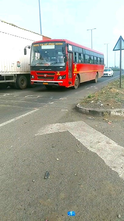 धुळे ते नाशिक Msrtc New Lalplari Seater Bus नवीन लालपरी बस Msrtc