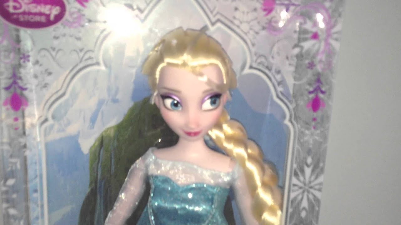 Disney Store Elsa Doll Review - YouTube