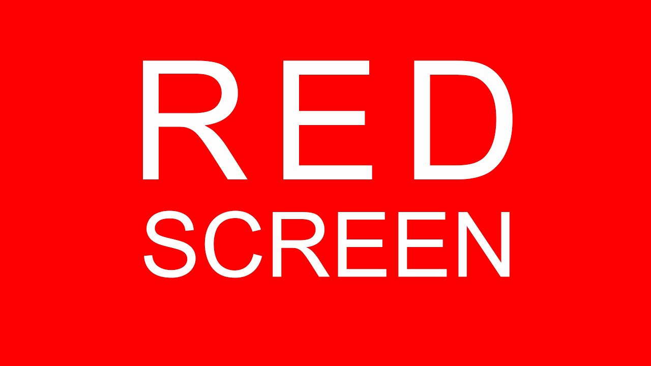 5 hours of bright 4K RED screen - NOT FOR RELAXATION - YouTube