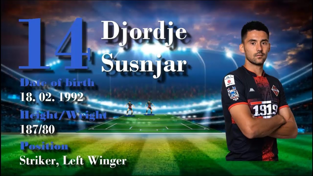 Djordje Susnjar Striker Goals, Assists & Skills - YouTube