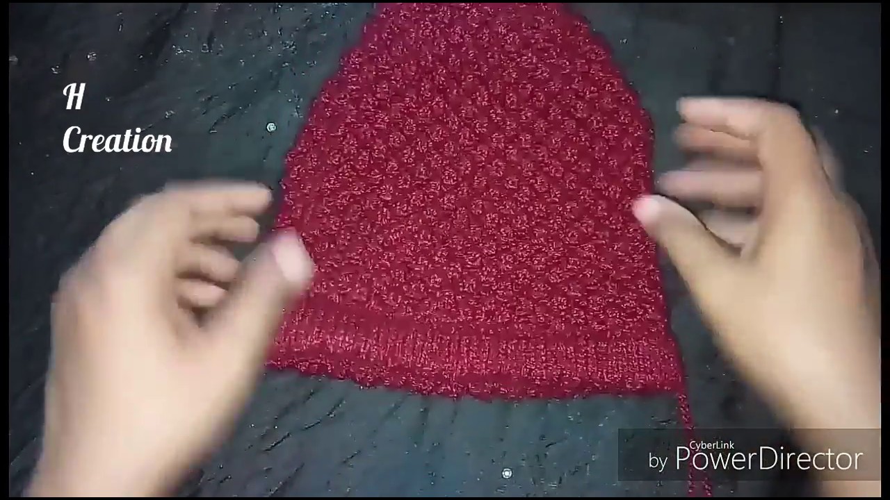 knitting topi for girls to teenagers very easy - YouTube