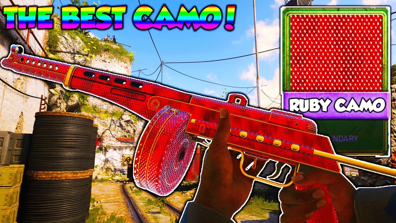 THE SECRET CAMO EVERYONE WANTS on COD WW2! - LEGENDARY "RUBY CAMO" is ...