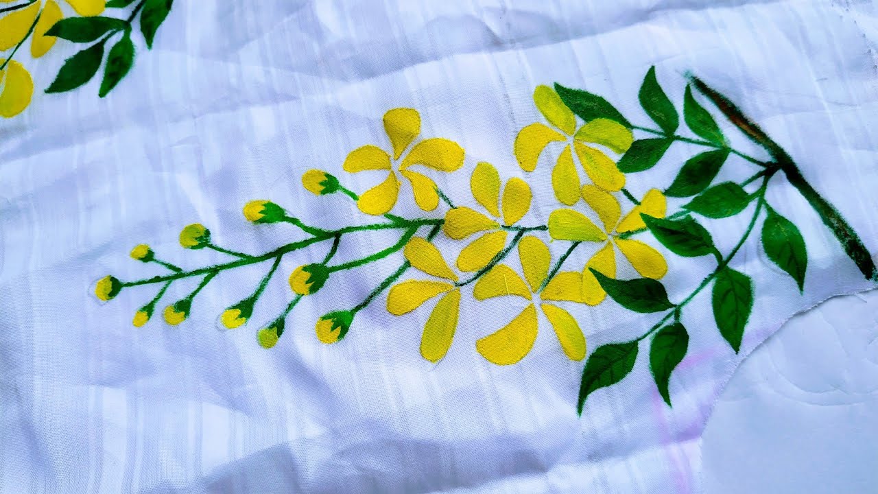 Painting | Fabric painting tutorial, fabric painting designs | Fabric ...