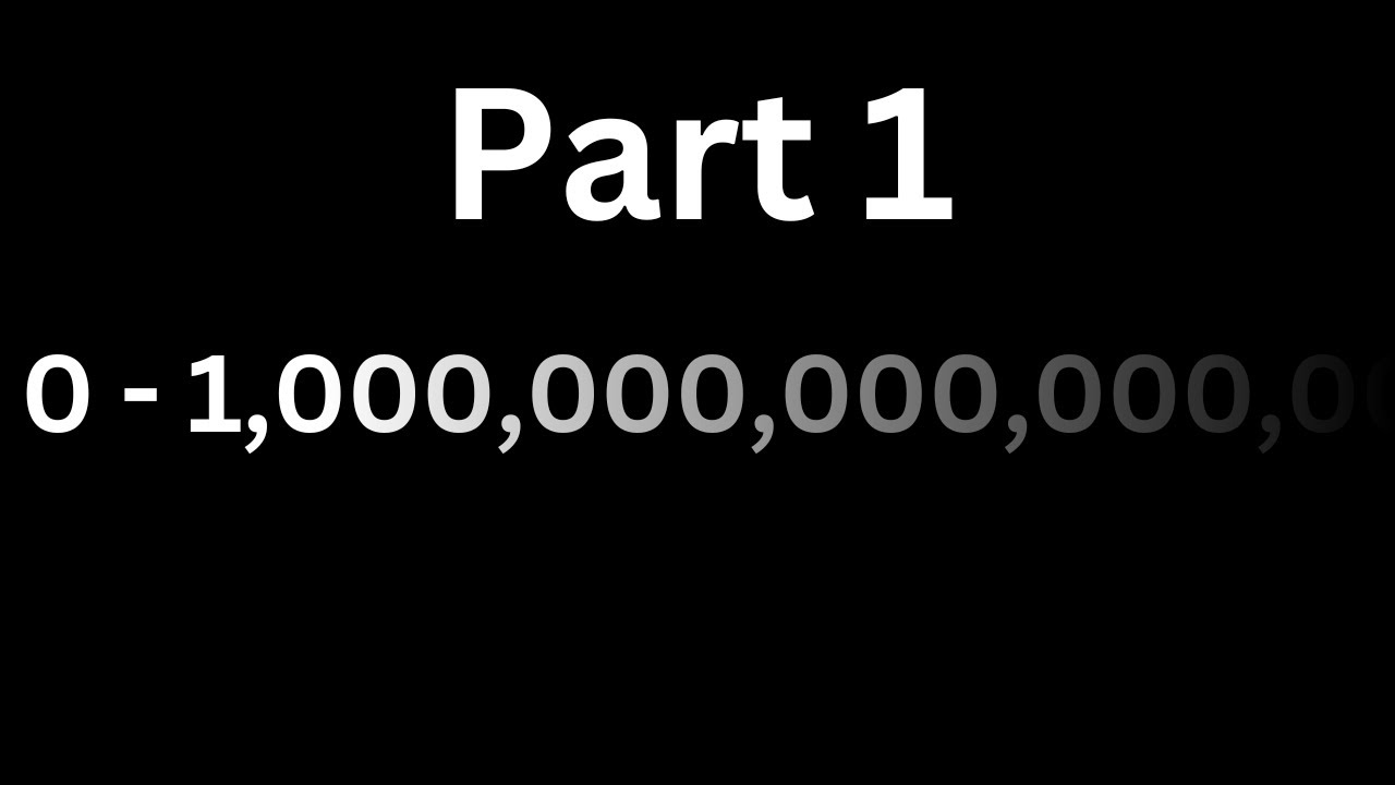 Zero to Infinity Part 1 - Number Comparison - YouTube