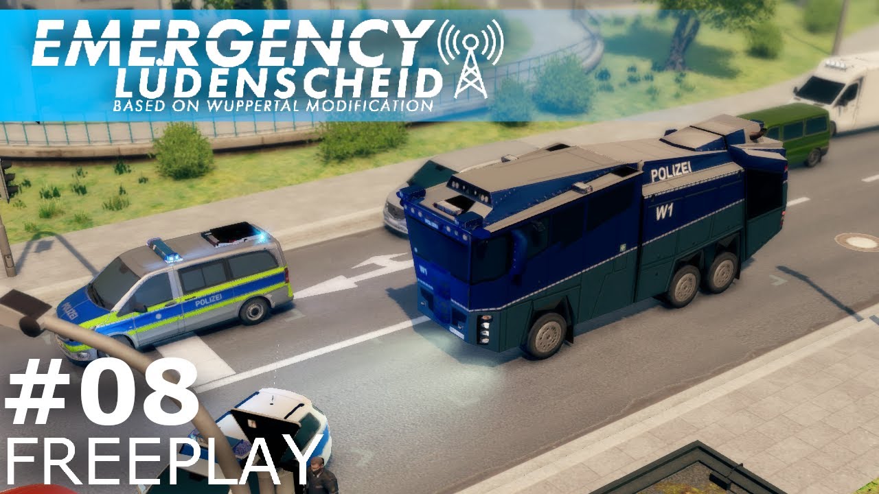 EMERGENCY 5 MODS/ Lüdenscheid #8: Großdemo! [Gameplay/ no Commentary ...