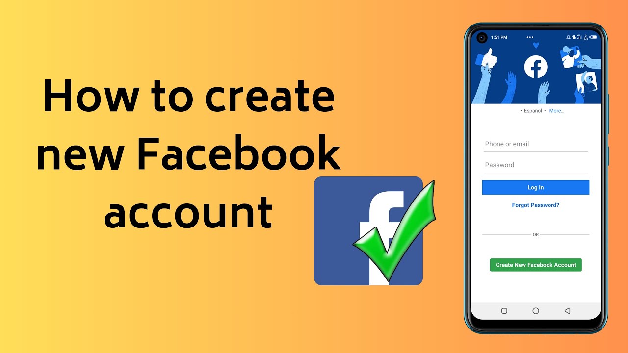 how to create a new Facebook account - YouTube