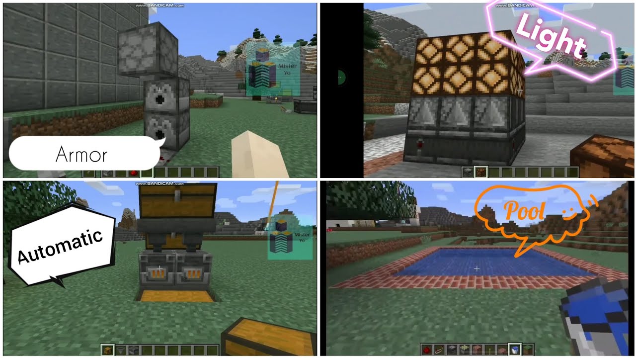 Minecraft Top 10 Easy Redstone builds (Tutorial) | 10+ Redstone builds ...