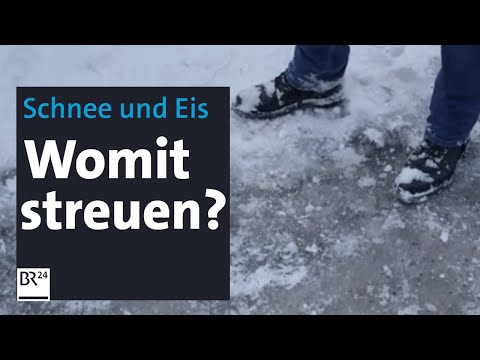 Umweltfreundlich streuen bei Eis und Schnee | Abendschau | BR24