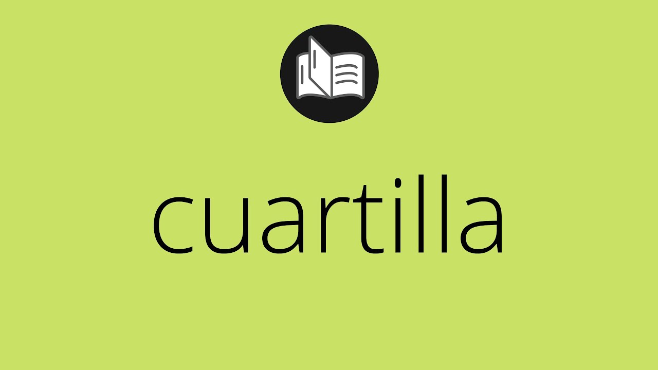 Que significa CUARTILLA • cuartilla SIGNIFICADO • cuartilla DEFINICIÓN ...