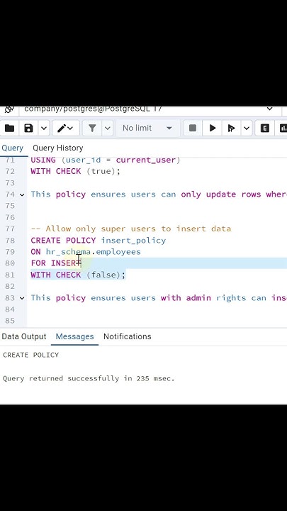 How To Create Insert Row Level Security Policy In Postgresql Best 4610