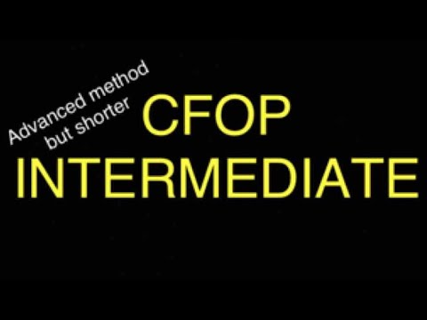 CFOP intermediate tutorial - YouTube