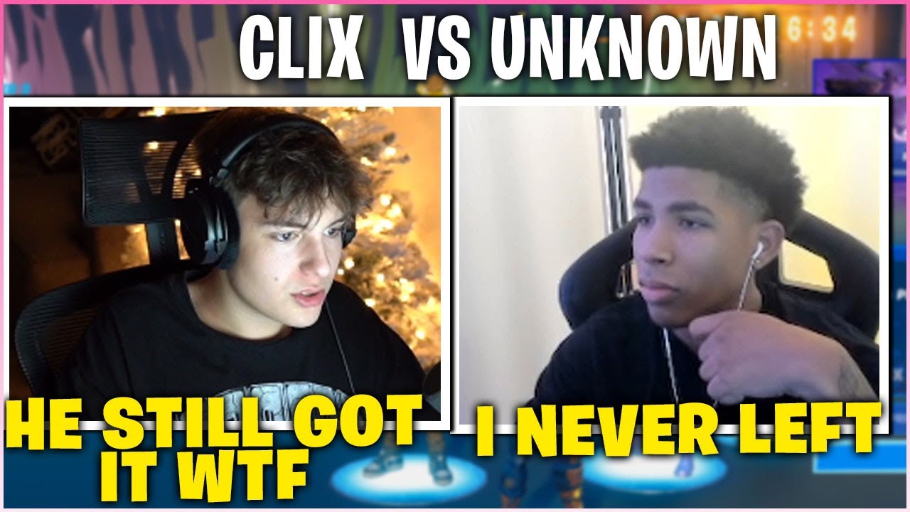 CLIX Shocked AFTER Losing To UNKNOWN In 3v3 WAGER Then Goes Full SWEAT ...