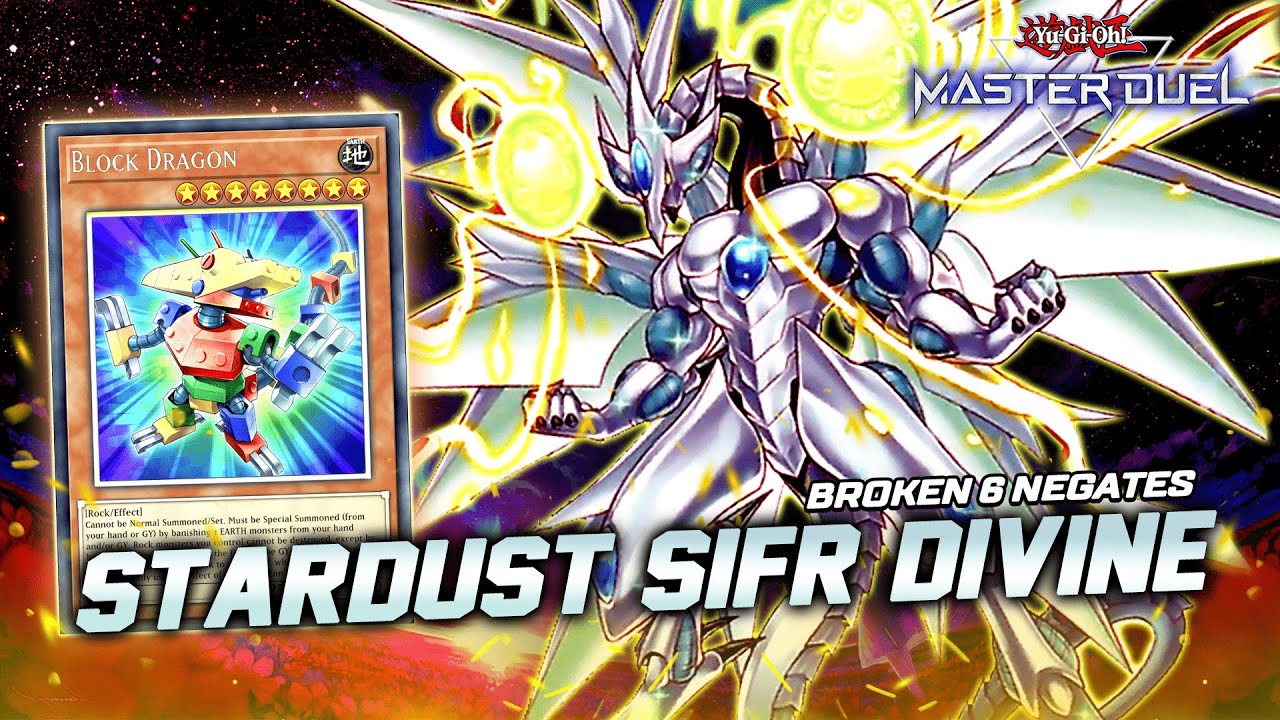 6 NEGATES! UNBREAKABLE BLOCK DRAGON BOARD WITH STARDUST SIFR DIVINE ...
