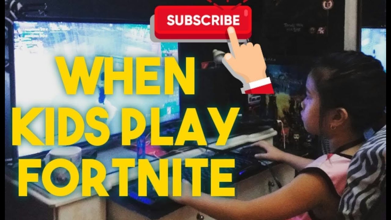 When Kids Play Fortnite hahaha! - YouTube