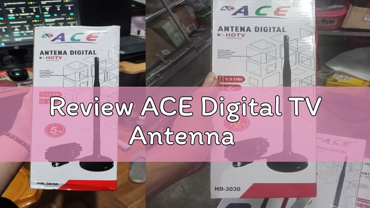 Review ACE Digital TV Antenna - YouTube