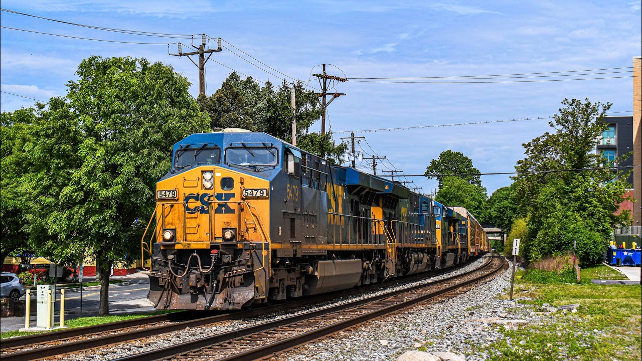 CSX Amtrak MARC on the Metropolitan Subdivision - YouTube