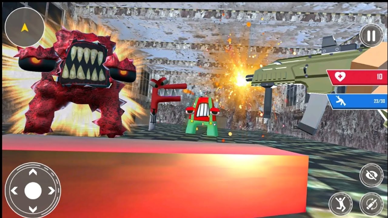 Alphabet devils survival shooting horror fps time game gameplay ...