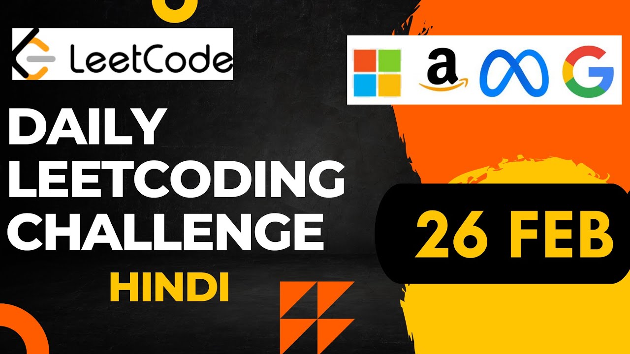 Daily Leetcode Challenge | FEB 26 | Hindi | Maximum Absolute Sum of Any Subarray - YouTube