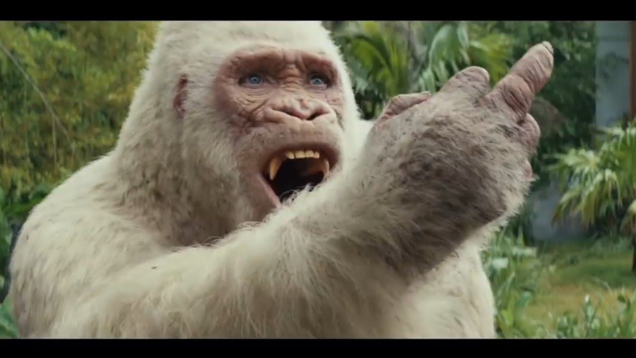 Rampage (2018) George Shows Middle Finger Scene Movie Clip HD - YouTube