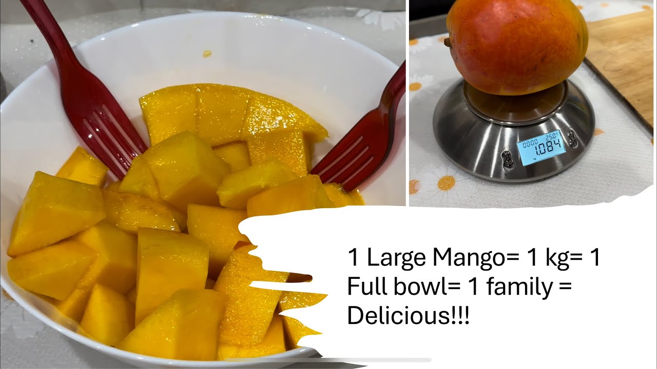 Mango madness: A Mac size Mango 🥭 1 kg!! - YouTube