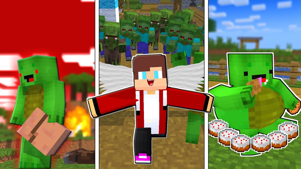 【Maizen】💕Best 3 Maizen Funny Animation【Minecraft Mikey and JJ 】 - YouTube