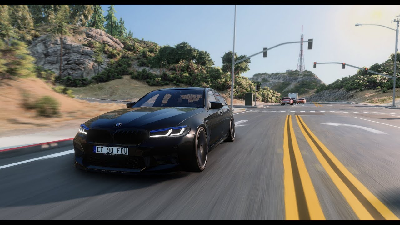 Beamng Ultra Graphics | BMW M5 F90 LCI Realistic Driving - YouTube