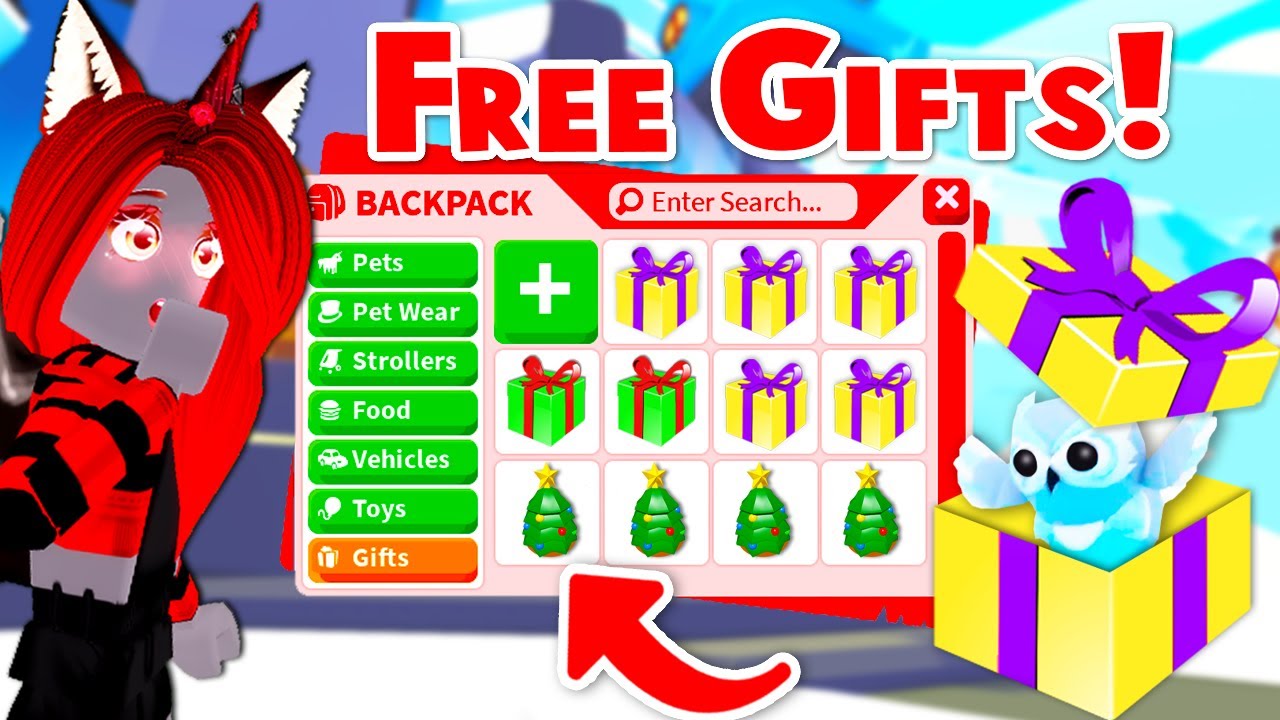 Opening CHRISTMAS PRESENTS To Try And Get LEGENDARY PETS In Adopt Me ...