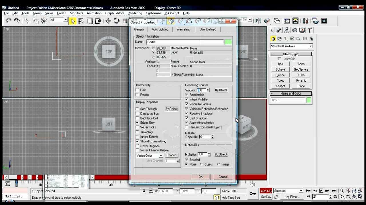 HACER UN OBJETO INVISIBLE EN EL RENDER CON 3DS MAX.avi - YouTube