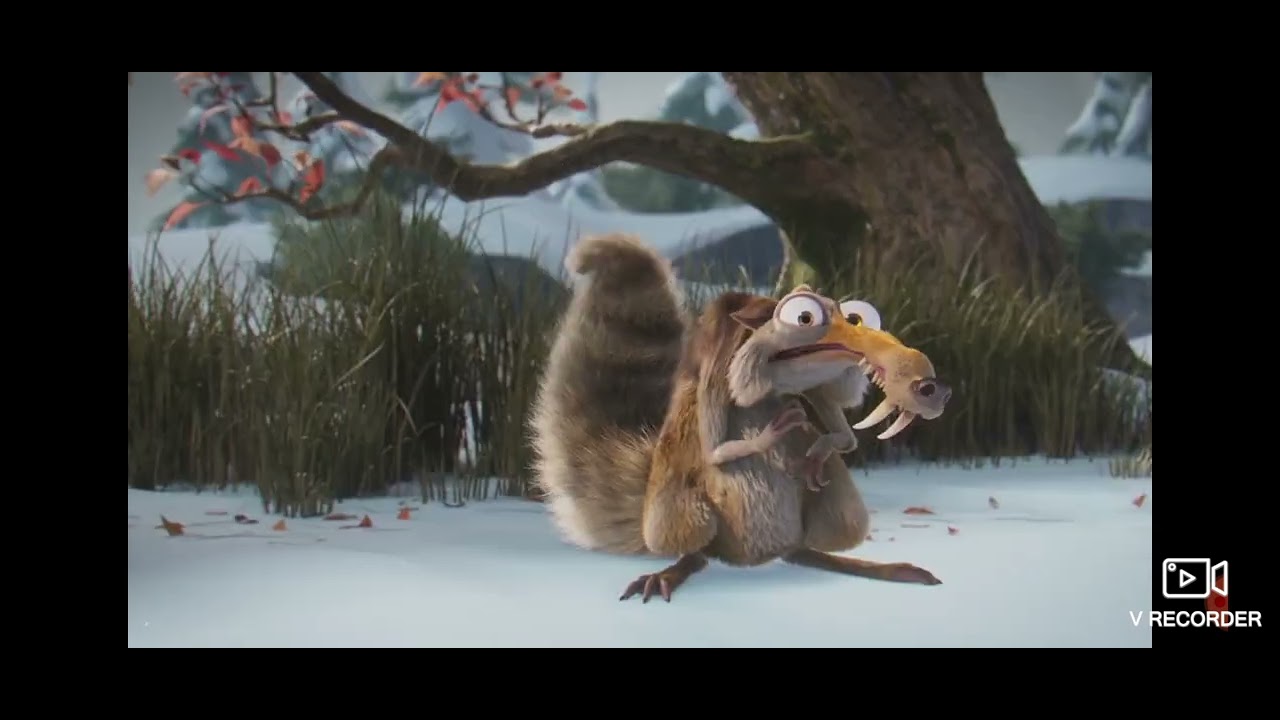 Ice Age Scrat Tales Scrat Laughing And Mad Short Scene - YouTube