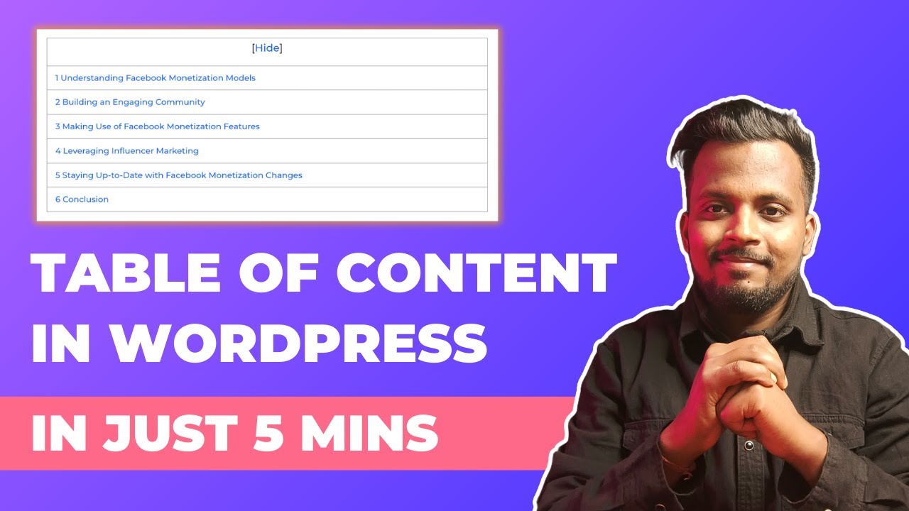 How to Add Table of Contents in WordPress | GeneratePress Table of ... How to Add Table of Contents in WordPress | GeneratePress Table of ...