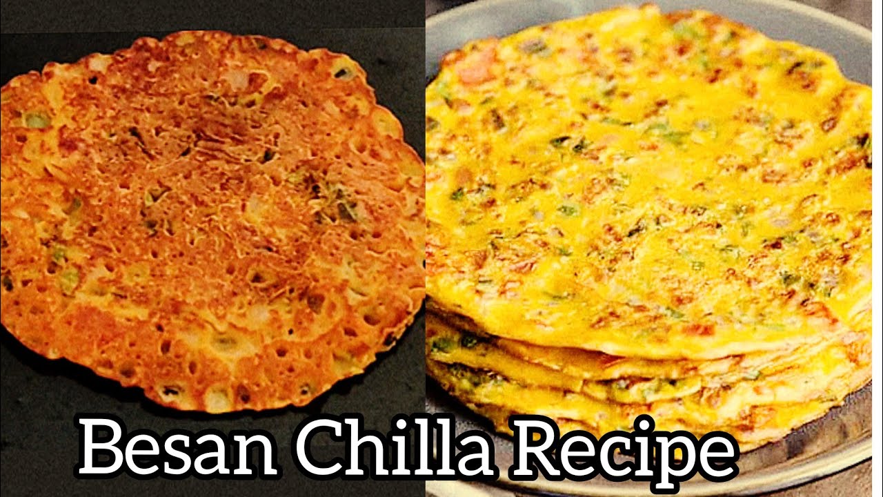 Tasty Besan Chilla 😋 || Veg Besan Chilla Recipe || Veg Omelet Recipe ...