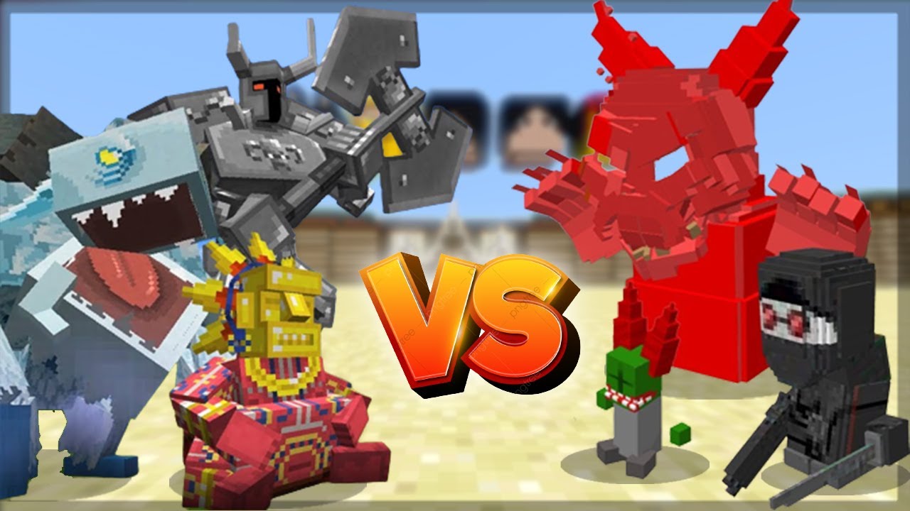 Minecraft: MOWZIES MOBS VS MADNESS COMBAT ! - BATALHA DE MOBS - YouTube