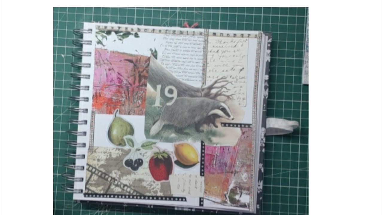 Collaging with 50 card prompts set by @MargareteMiller - no. 20 - YouTube