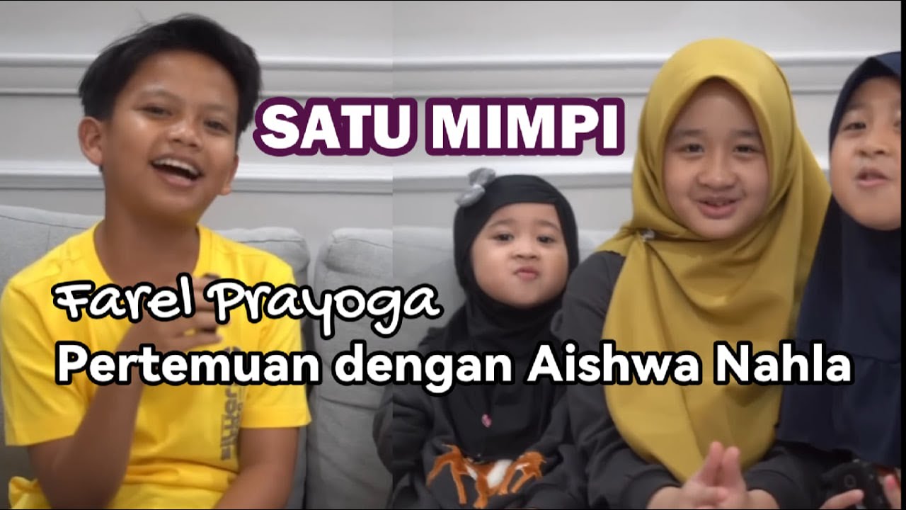 Kolaborasi Spesial Farel Prayoga dengan Keluarga Aishwa Nahla melantunkan Lagu Ojo Dibandingke ...