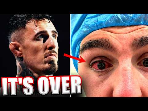 Tom Aspinall REINJURES his Eye and VACATES Title...