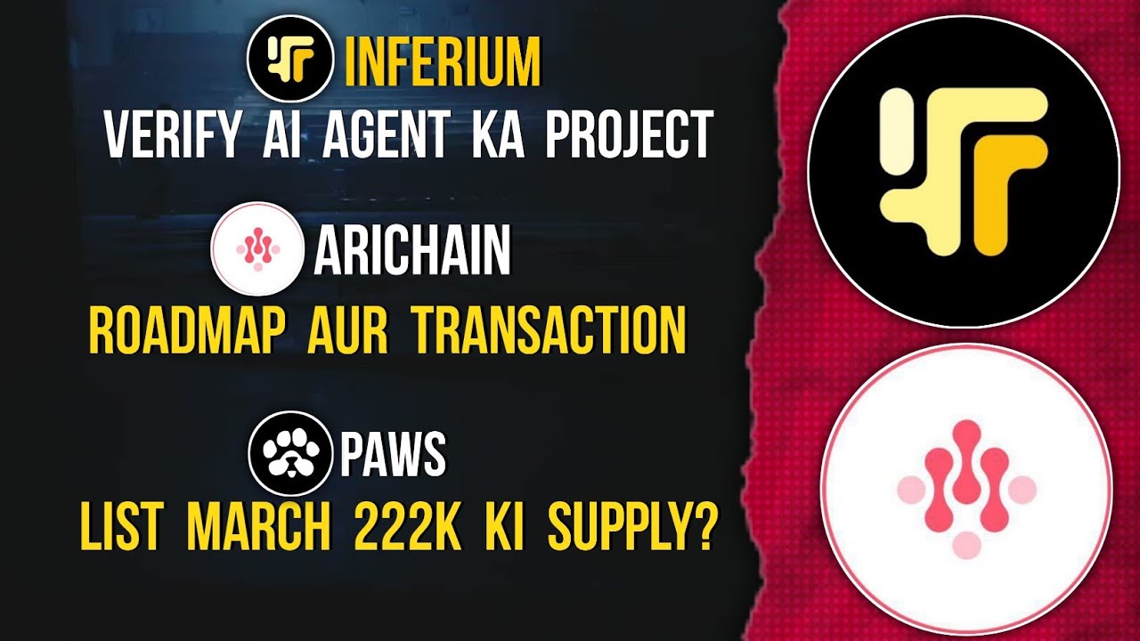 INFERIUM New AI Project | ARICHAIN Roadmap Transaction | PAWS Listing ...
