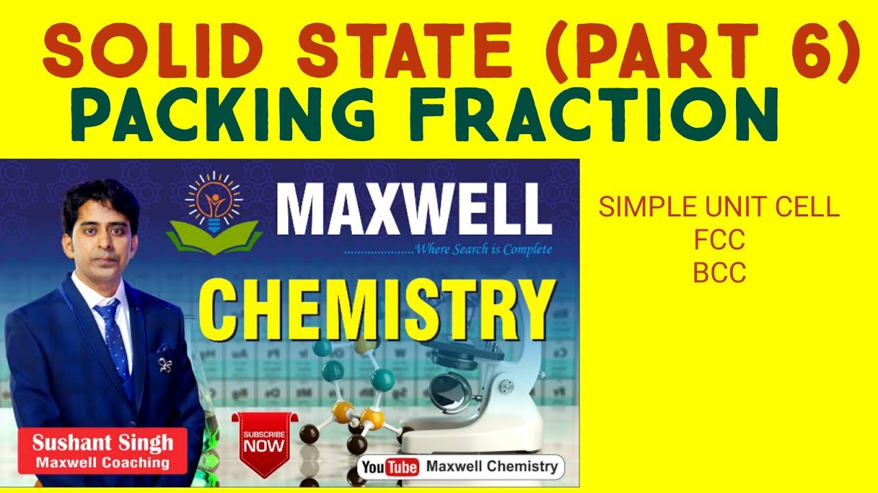 SOLID STATE (PART 6)|| PACKING EFFICIENCY|| - YouTube