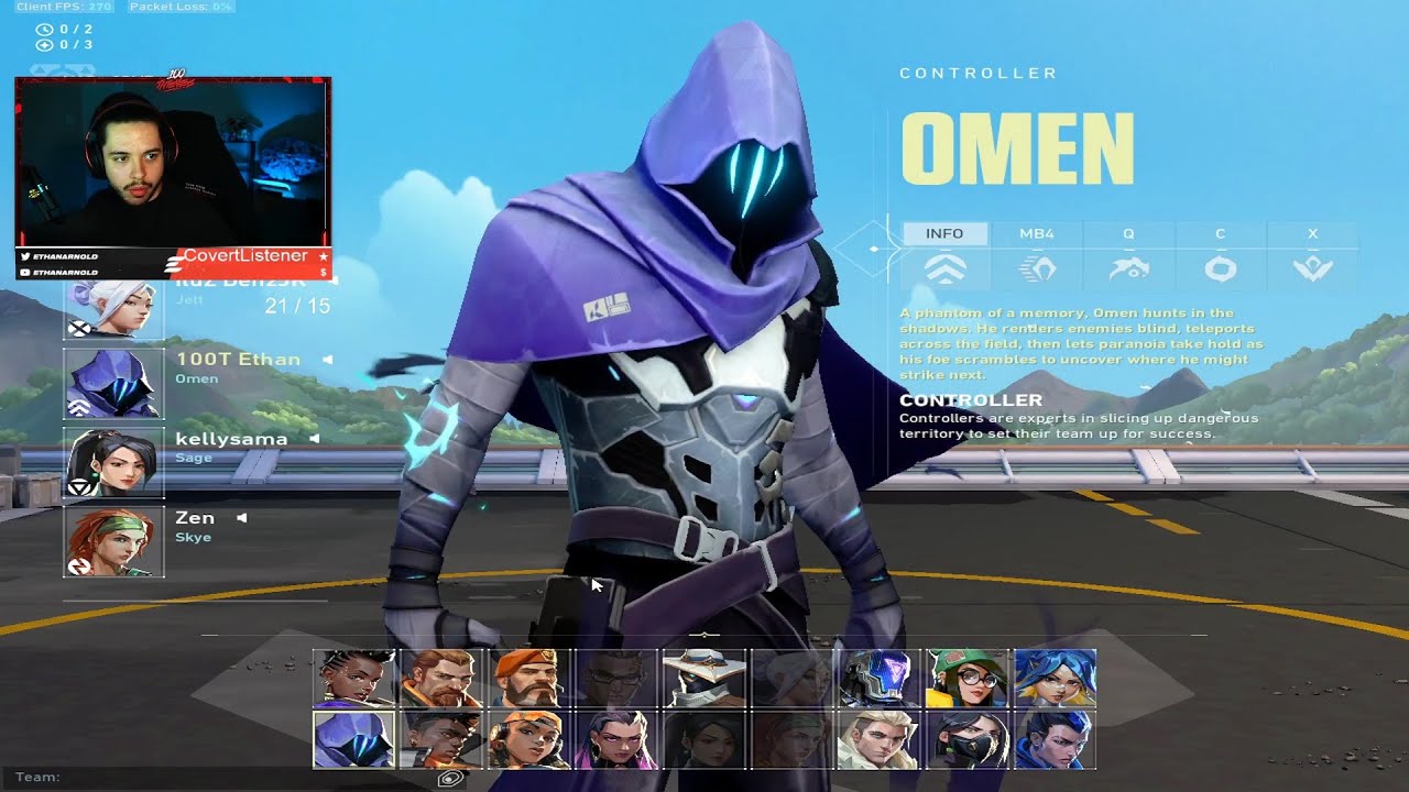100T ETHAN OMEN VALORANT RANKED GAMEPLAY [Full Match VOD] - YouTube