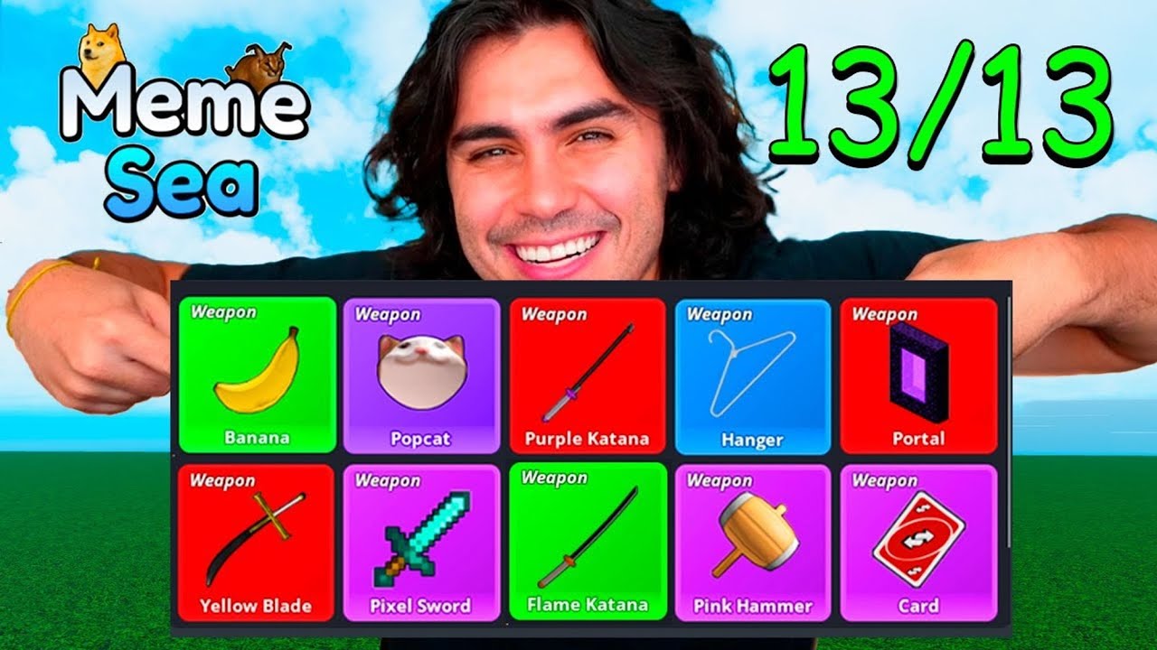 HOW TO GET ALL THE SWORDS IN MEME SEA! (Roblox) | Lucas ON Blox Fruits ...