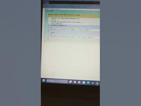 Java program to check whether the entered number is a buzz number or not #javaprogram #coding ...