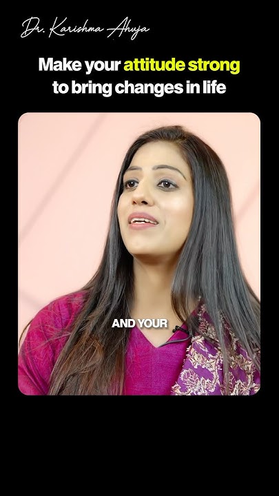 Your destiny is in your hands | Dr Karishma Ahuja - YouTube