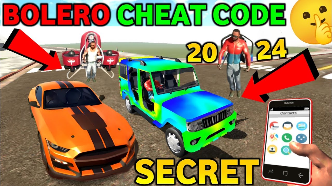 BOLERO+JET PACK CHEAT CODE 🤑 NEW UPDATE | INDIAN BIKE DRIVING 3 D #ibd3d - YouTube
