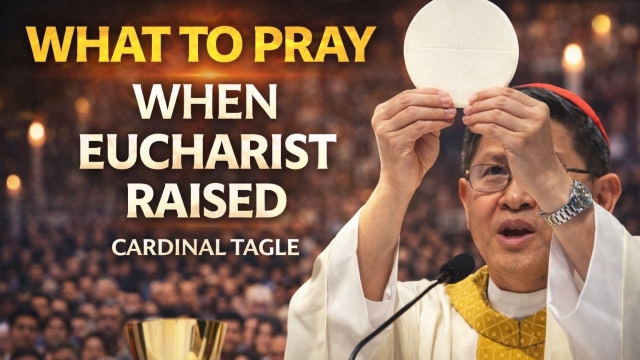 Do THIS When the Eucharist Is Lifted — Cardinal Tagle’s Speech That ...